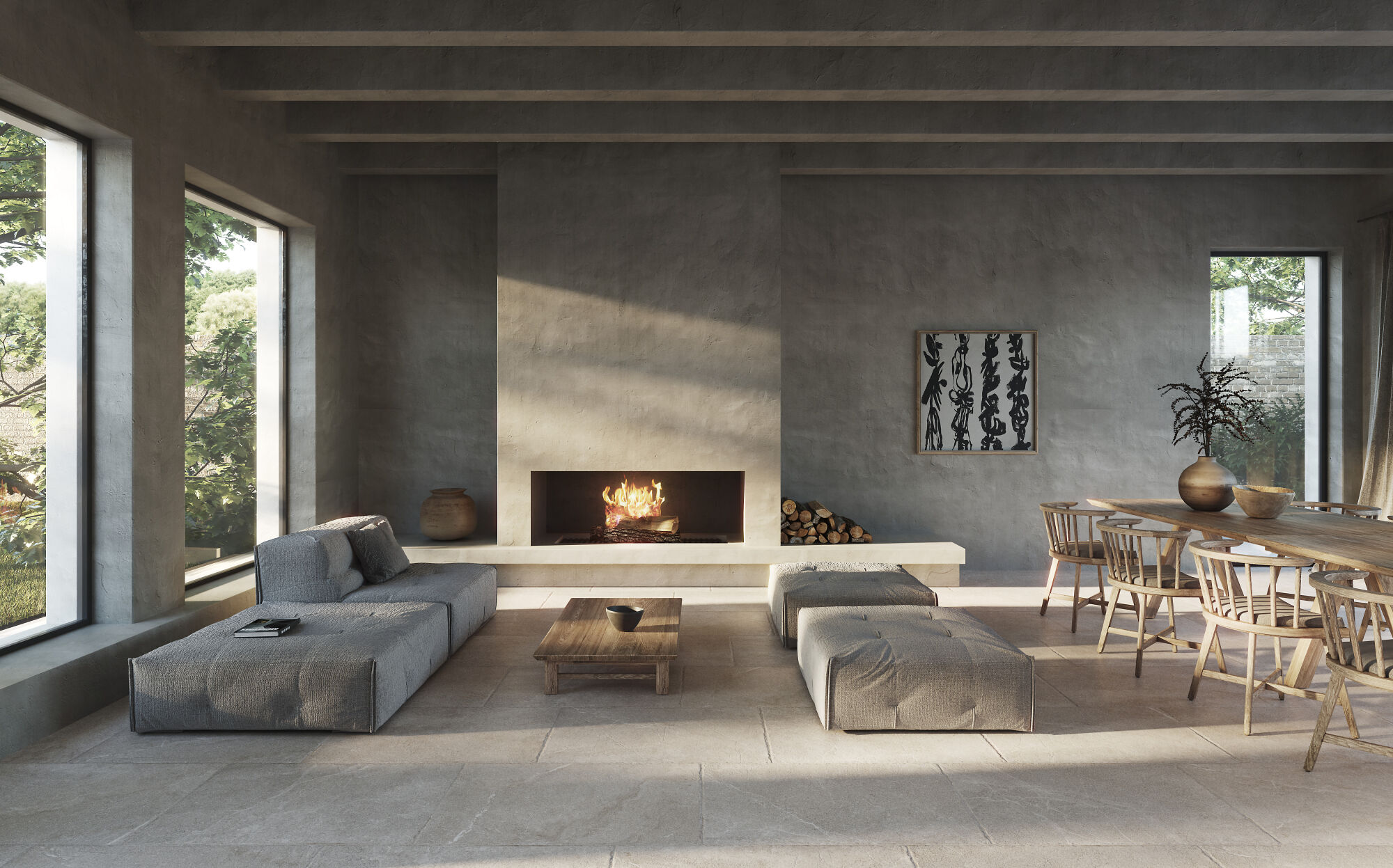 LUCCA FLAGSTONE PORCELAIN - Peronda